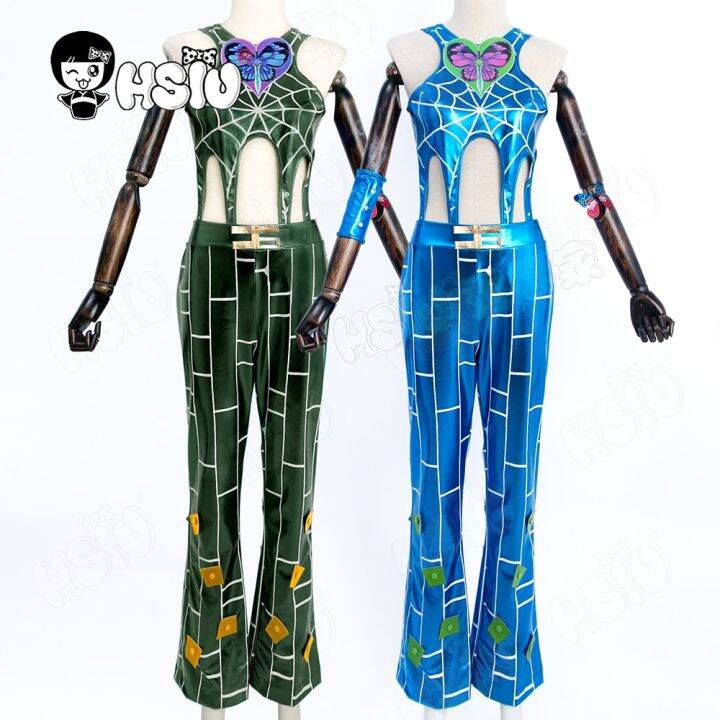 Cujoh Jolyne Cosplay Costume HSIU Anime JOJO Bizarre Adventure Cosplay ...