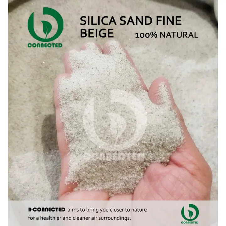 SILICA SAND BEIGE (FINE -1KILO) BY BCONNECTED / AQUARIUM / SANDBLASTING ...