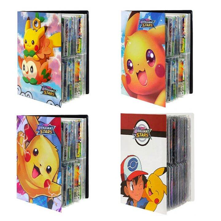 New 240Pcs pokemon card binder 9 pocket Album Book VMAX GX EX Animation ...