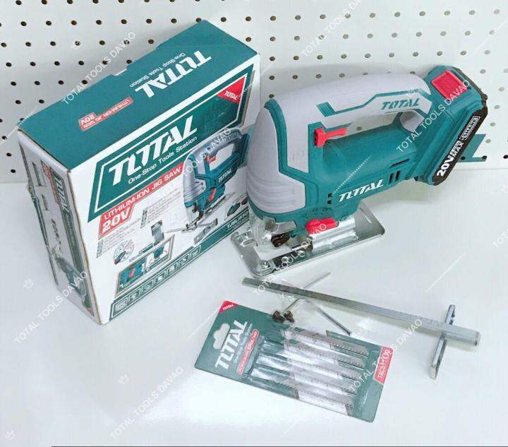 TOTAL lithium-ion jig saw 20v TJSLI8501 Set with Battery and Charger ...