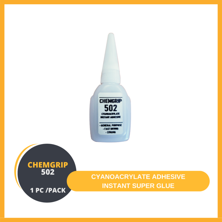 [SG READY STOCK] ChemGrip 502 - Cyanoacrylate Instant Super Glue ...