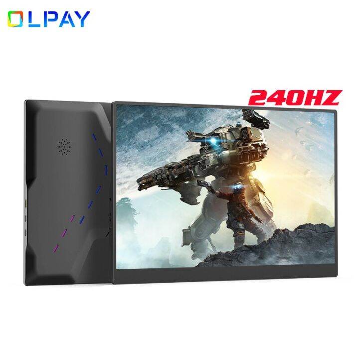 17.3นิ้ว240Hz HDR จอภาพแบบพกพา IPS หน้าจอแล็ปท็อป Gaming แสดงผล HDMI-USB ที่เข้ากันได้ C สำหรับ ...