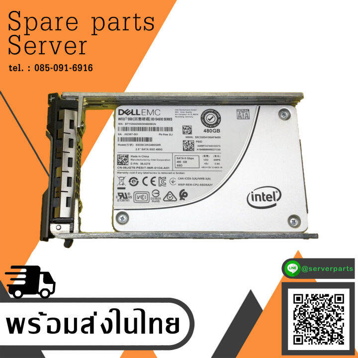 Dell EMC SSD 480GB Sata 2.5'' ENT 6Gb/S SSD D3-S4610 06JGT5 6JGT5 SSD ...