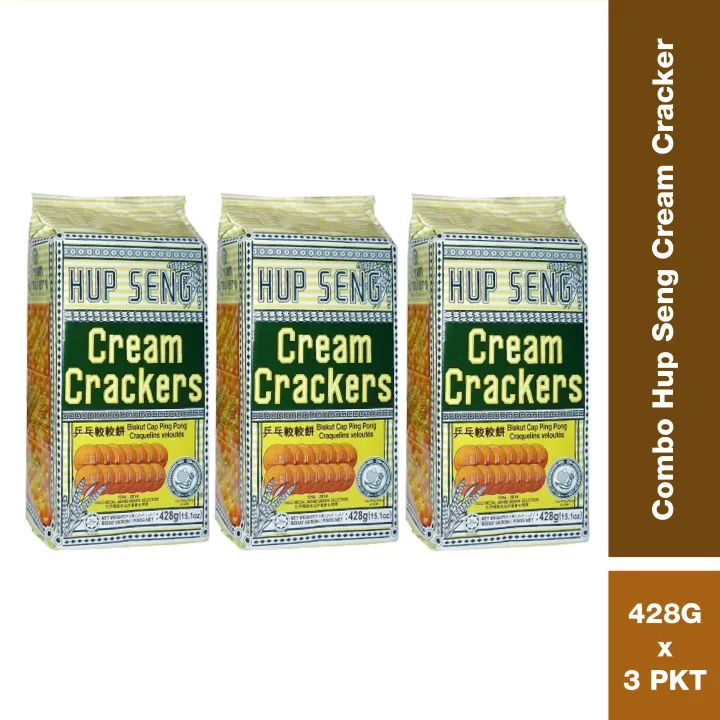 Combo Biskut Hup Seng Cream Cracker 428g Special X 3 | Lazada