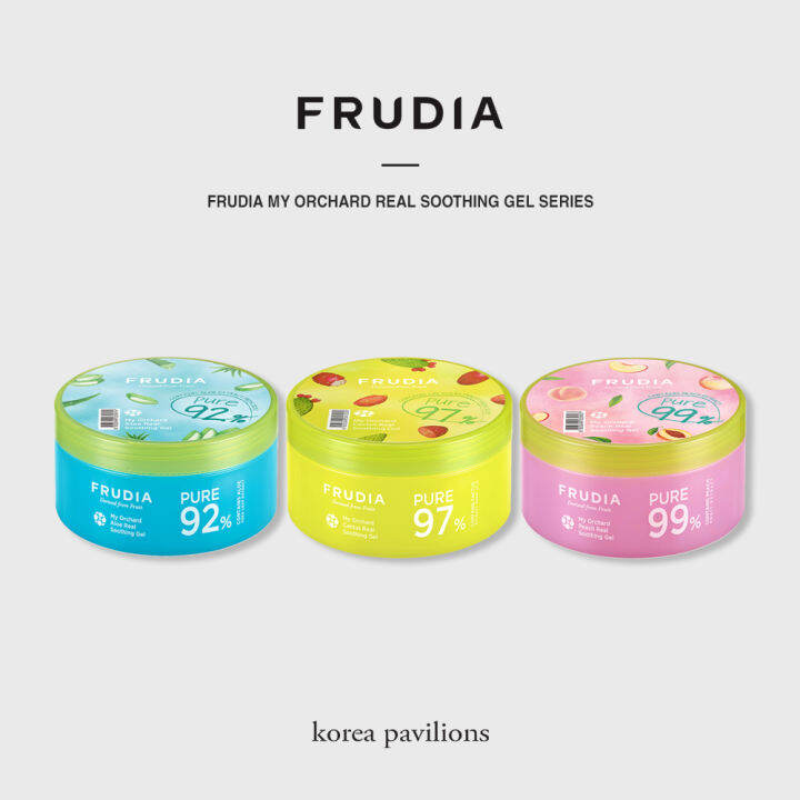 [FRUDIA Official] My Orchard Real Soothing Gel, 300ml (Peach/ Cactus ...