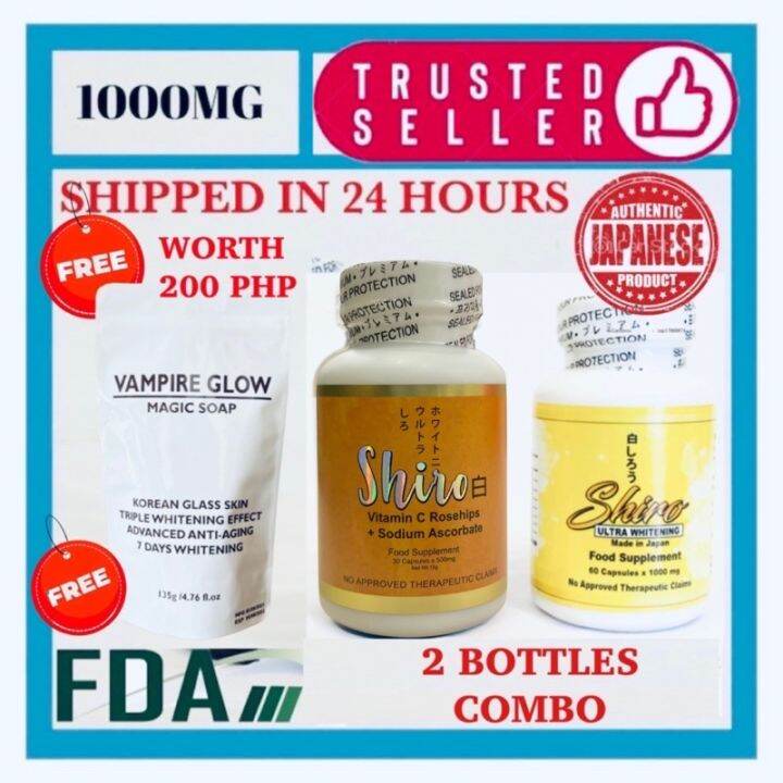 Limited time offer Authentic SHIRO GLUTATHIONE COMBO MADE IN JAPAN ...
