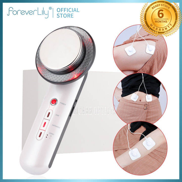 foreverlily Ultrasonic EMS Machine Body Slimming Massager Ultrasound ...