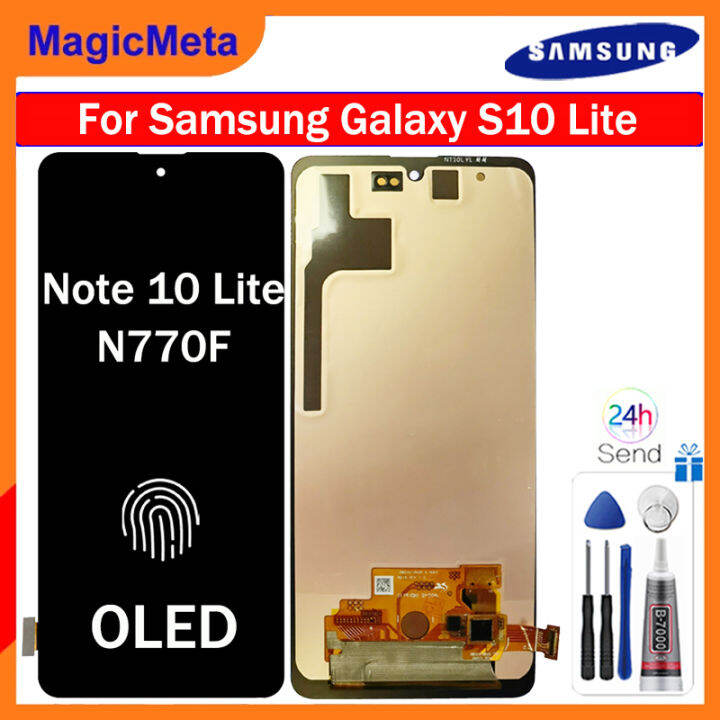 MagicMeta 6.7 "จอ LCD OLED ขนาดเล็กสำหรับ Samsung Galaxy Note 10 Lite ...