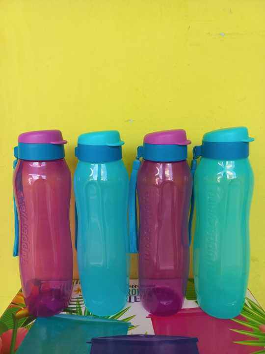 TUPPERWARE ECO BOTTLE 1 LITER ( 1 PCS ) / BOTOL MINUM / WADAH MINUMAN ...