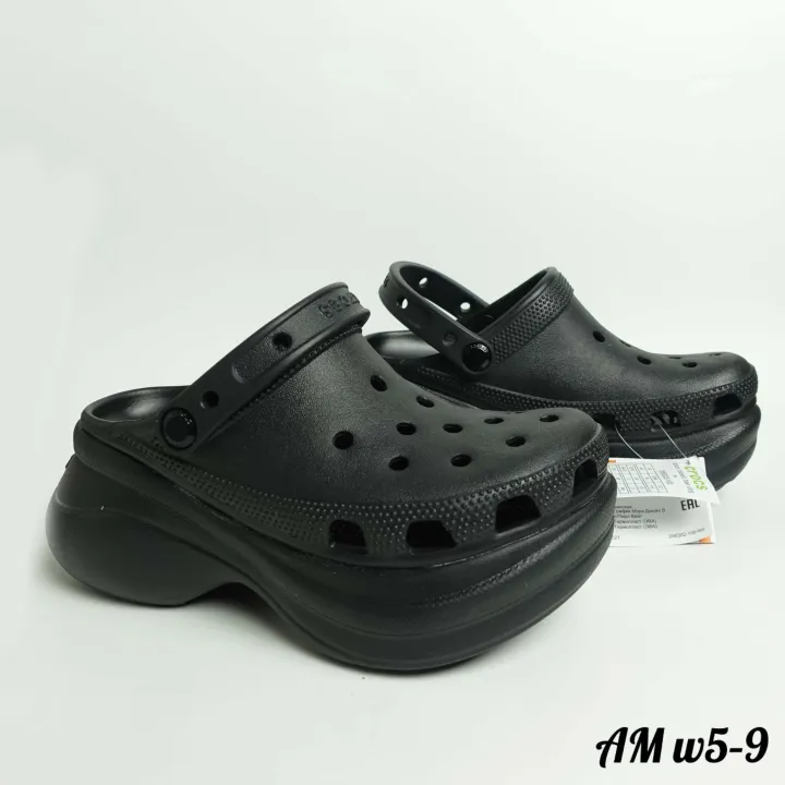 [ มาใหม่ ] รองเท้าCROCS size:W5-W9 รองเท้าแตะผู้หญิง สินค้าตรงปก100% เบา ใส่สบาย รองเท้าแตะ ...