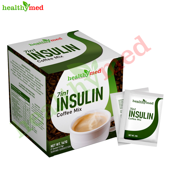 Healthymed 7in1 Insulin Coffee Mix - Natural Herbal Anti- Diabetes 7 ...