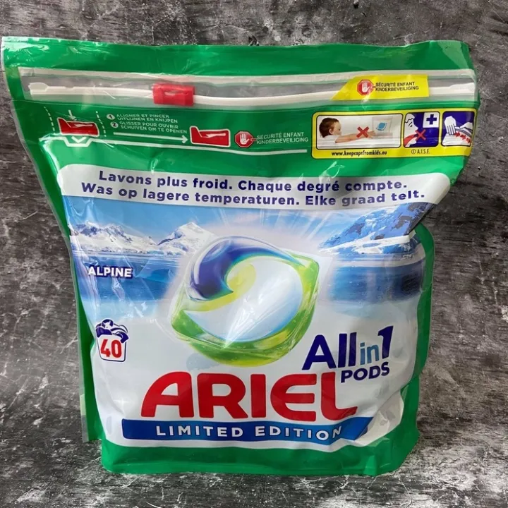 practical Ariel All-in-1 laundry gel pods 70 pods, Alpine 40 pods ...