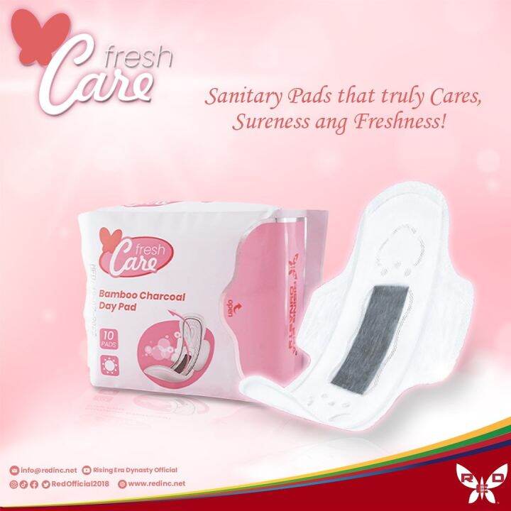 Fresh Care Bamboo Charcoal Day Pad 10's | Lazada PH