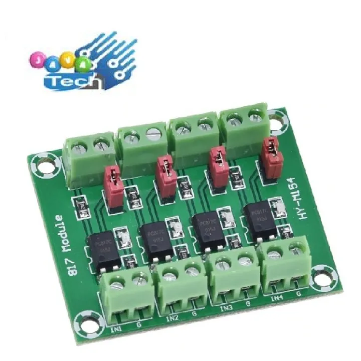 Modul PC817 Optocoupler 4 Channel Konverter Isolation Adapter | Lazada ...