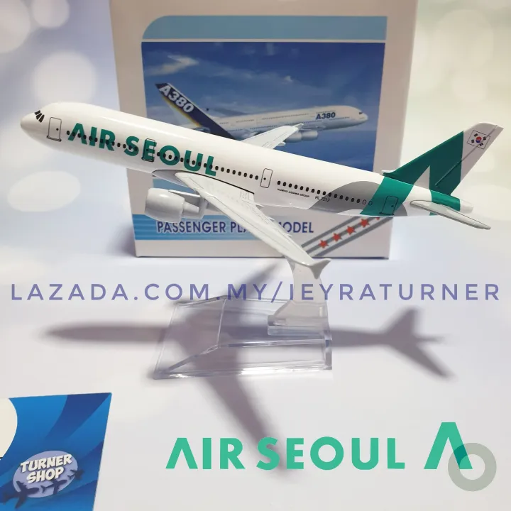 NEW Air Seoul Airbus A321-200 SOUTH KOREA Aircraft Model 16cm Die-cast ...