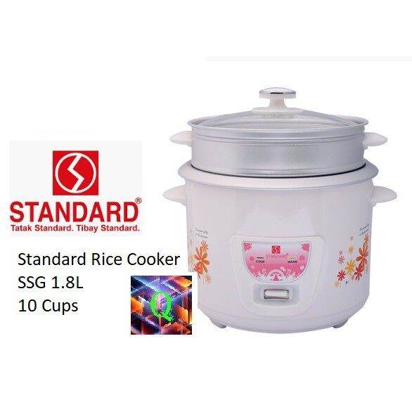 Standard Rice Cooker 10 Cups with Steamer SSG1.8L | Lazada PH