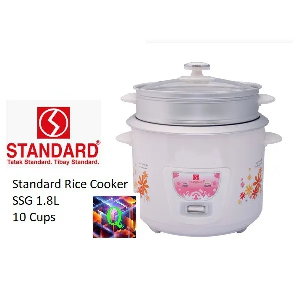 Standard Rice Cooker 10 Cups with Steamer SSG1.8L | Lazada PH