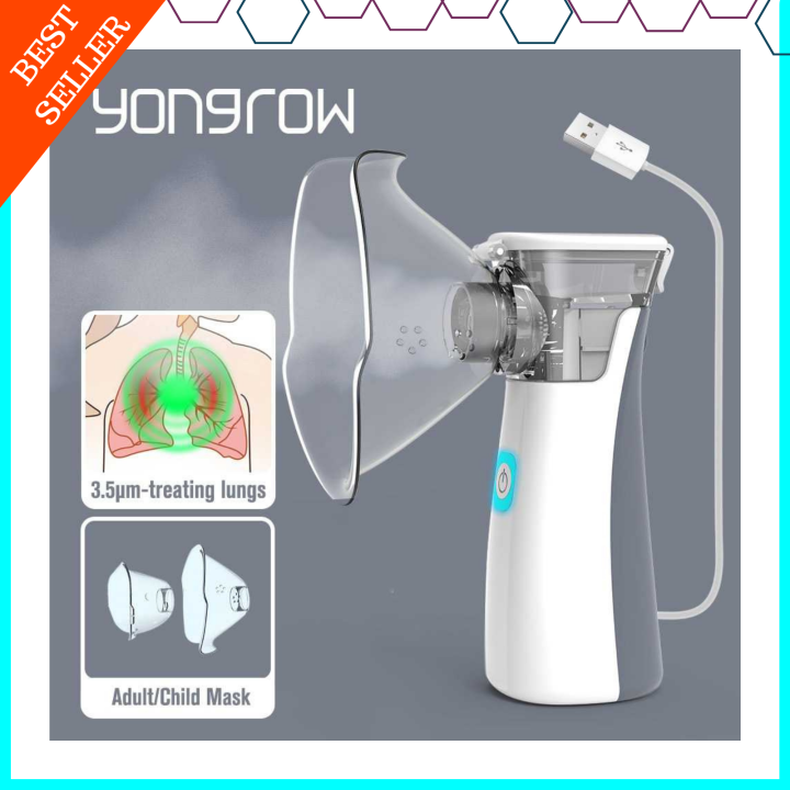 IP77 Yongrow Alat Terapi Pernafasan Asma Nebulizer Inhaler Atomizer ...
