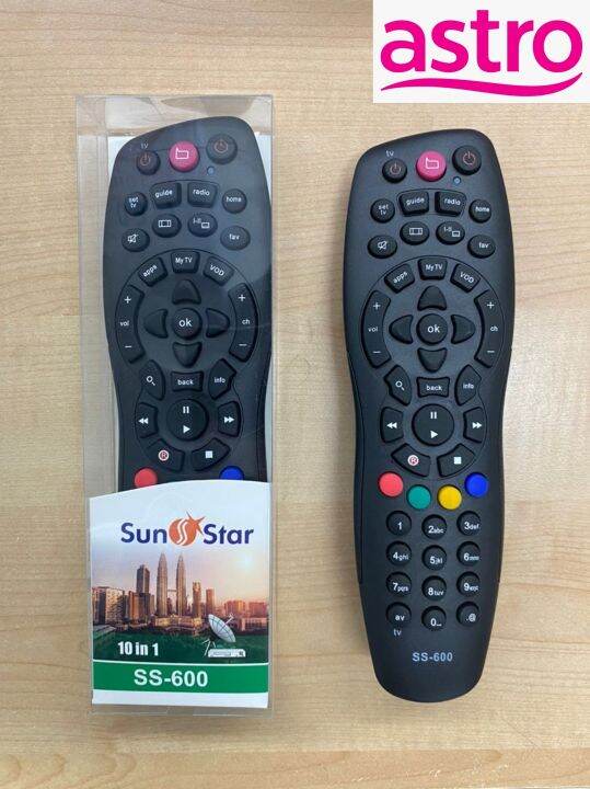 Astro New Beyond PVR Remote Control 10 In 1 (Sunstar) SS-600 | Lazada