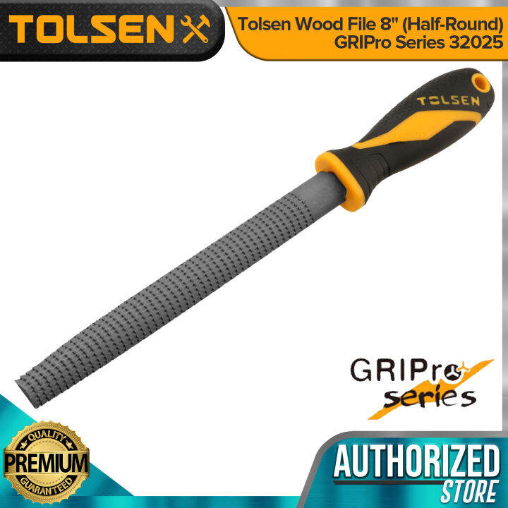 Tolsen Wood File 8" (Half-Round) GRIPro Series 32025 | Lazada PH