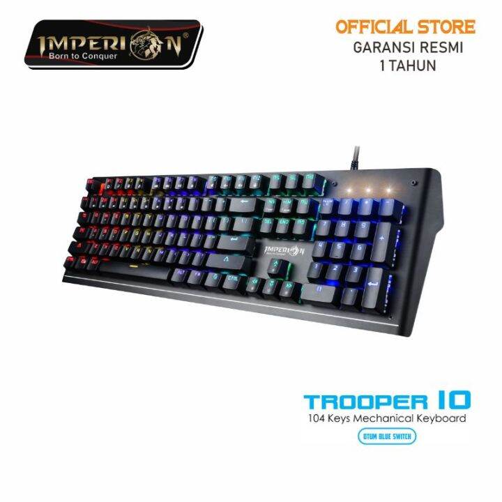 Imperion Trooper 10 Mechanical Gaming Keyboard Full Size Mech 10 ...