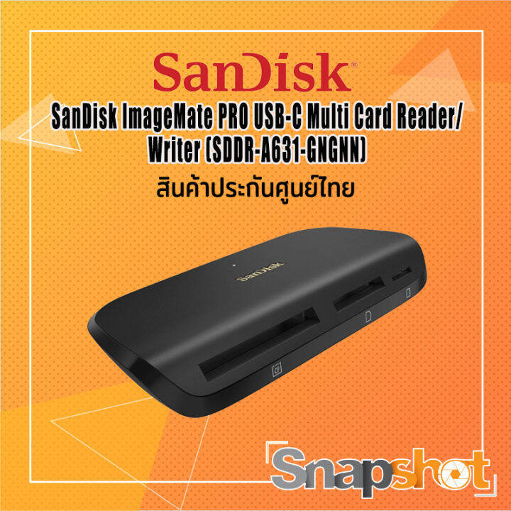 SanDisk ImageMate PRO USB-C Multi Card Reader/Writer (SDDR-A631-GNGNN ...