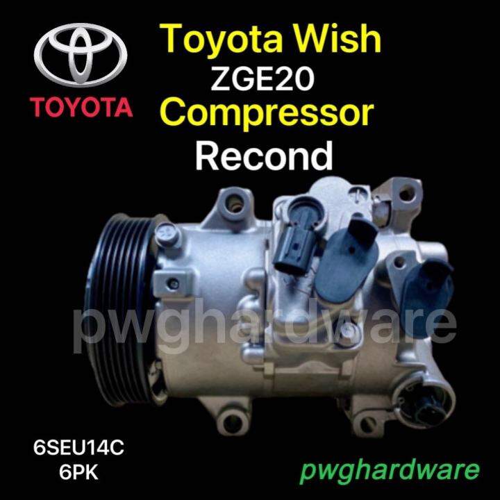 Recond AirCond Compressor Toyota Wish ZGE20 2007-2017 (Control Valve ...