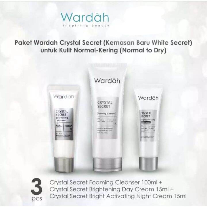Wardah Crystal Secret (WHITE SECRET Series) | Lazada Indonesia