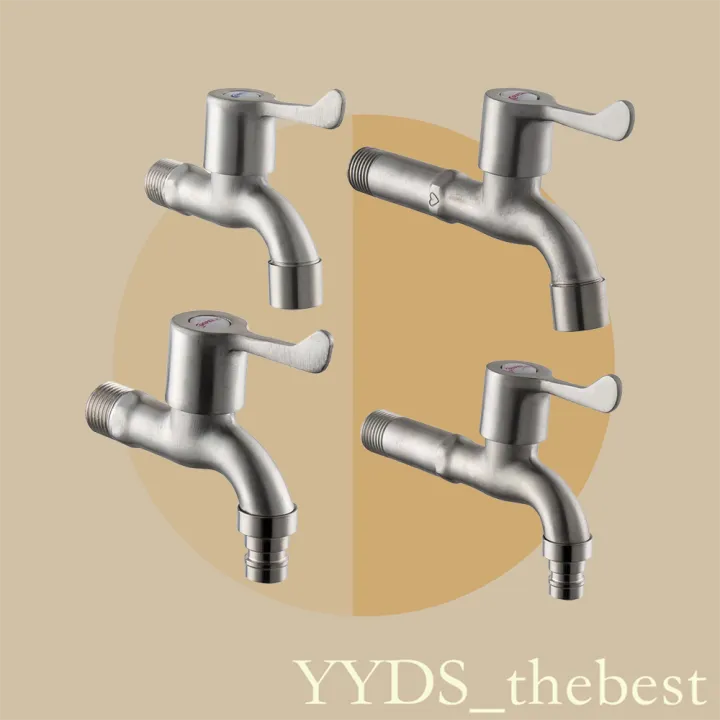 Cooper.ph SUS304 Stainless steel sink faucet garden faucet with filter ...
