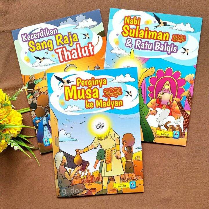 Buku Serial 3 Lelaki Hebat Nabi Sulaiman Nabi Musa Dan Raja Thalut Full ...