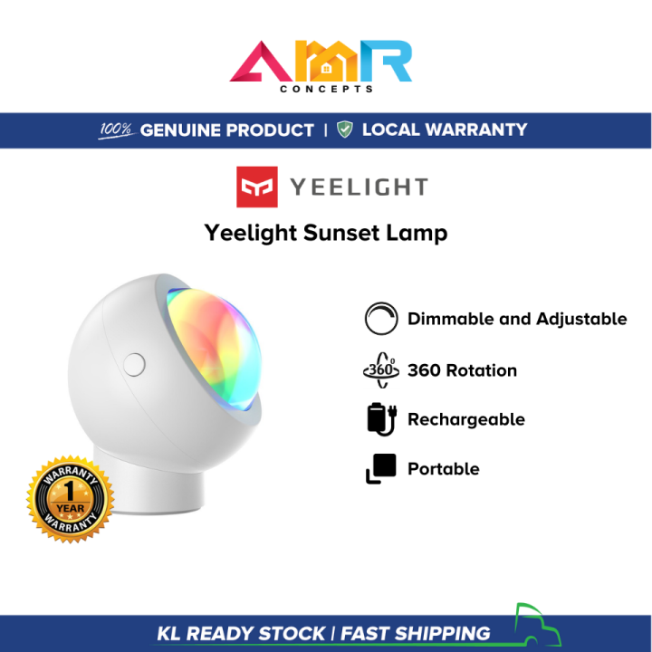 Yeelight Sunset Projection Lamp Magnetic Base 360° Rotation ...