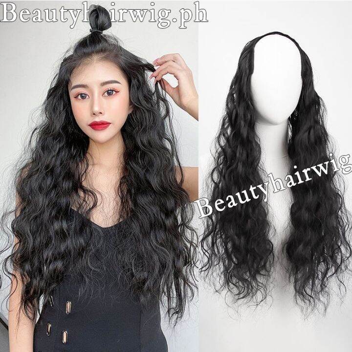 【LF】 Kinky Curly Hair Temperature Synthetic Corn Extension Clip Pieces ...