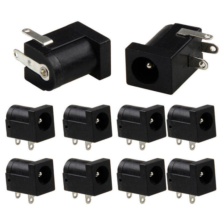 5.5x2.1mm DC Power Supply Socket Power Supply Jack Female Panel Mount ...