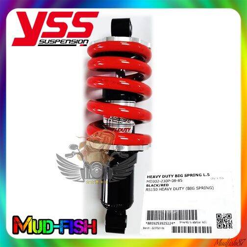 YSS HONDA RS150R RS150 | RSX HEAVY DUTY MONOSHOCK / ABSORBER 230MM (BIG SPRING) | Lazada