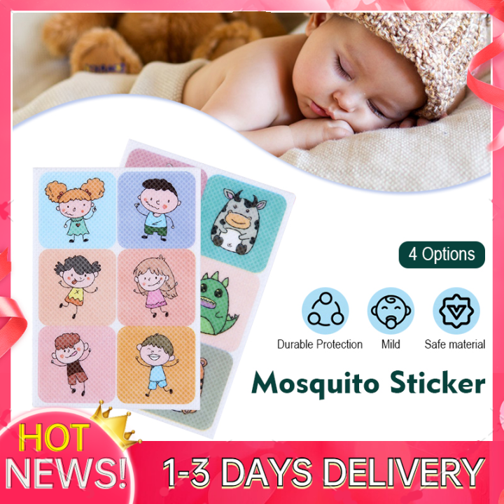 Mosquito Repellent Sticker Pelekat Ubat Nyamuk Cartoon Mosquito ...