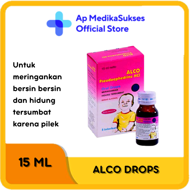 Alco Drops 15 ml Obat Pilek Anak & Bayi | Lazada Indonesia