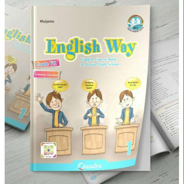 Buku bahasa inggris k13 english way penerbit Quadra kelas 7 smp/mts | Lazada Indonesia