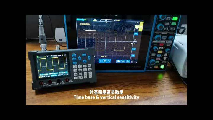 ZEEWEII DSO3D12 3.2นิ้วสก์ท็อปดิจิตอล O Scilloscope 120เมตรแบนด์วิดธ์ Dual C Hannel มัลติมิเตอร์ ...
