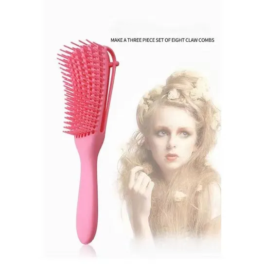 K.Styling comb 1pcs Adjustable spacing eight claw comb Scalp massage ...