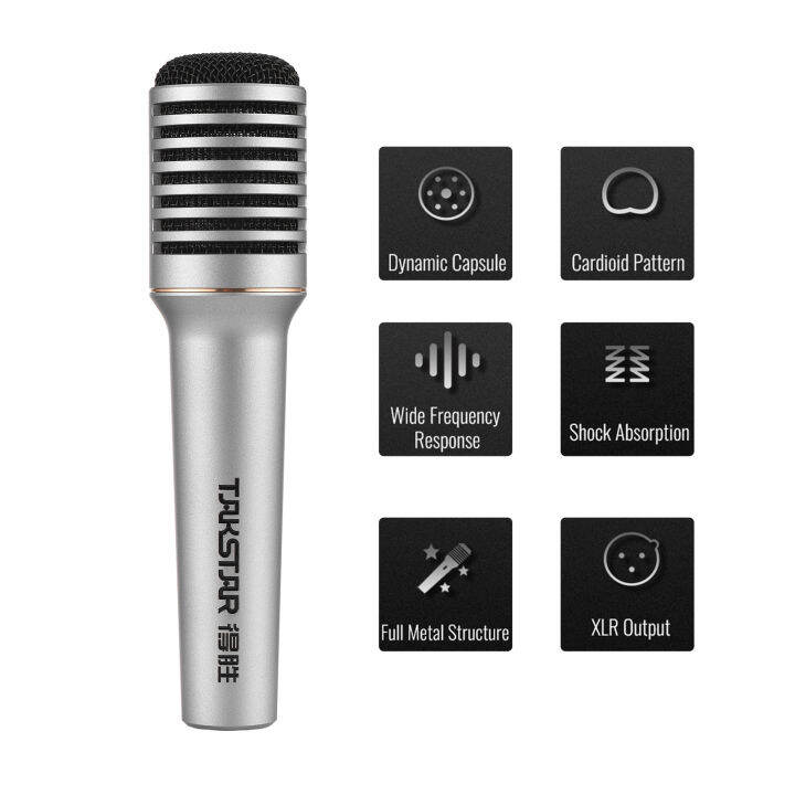 TAKSTAR TA-68 Profession Dynamic Microphone Dynamic Handheld Cardioid ...