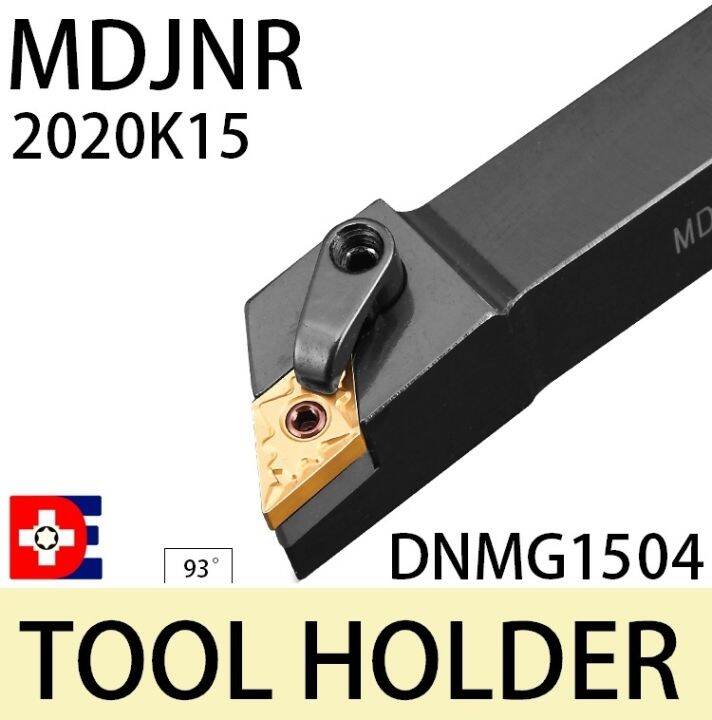 MDJNR EXT Lathe Tool Holder 93° Approach Angle For Use With DNMG 1204 ...