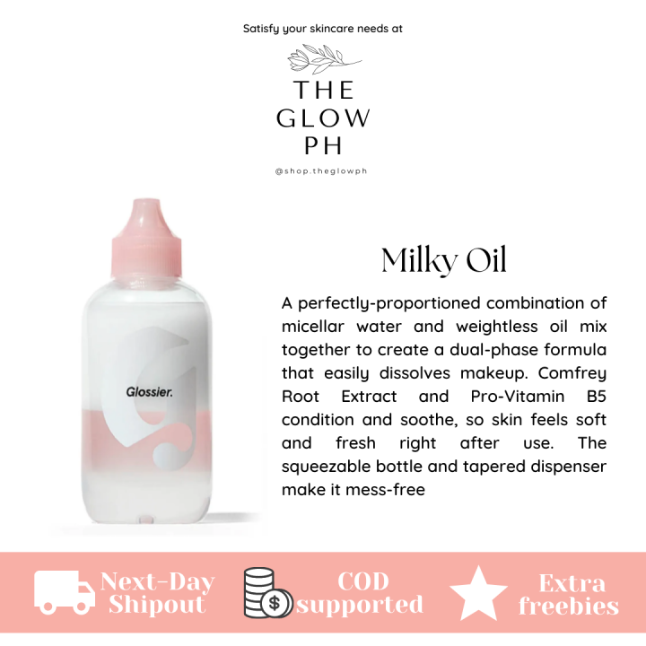 Glossier Milky Oil Makeup Remover [AUTHENTIC] | The Glow PH | Lazada PH