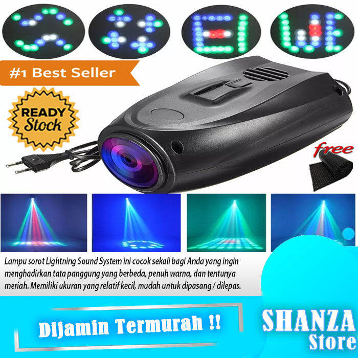 BISA COD - Lampu Sorot Lightning Sound System - Untuk Tata Panggung ...