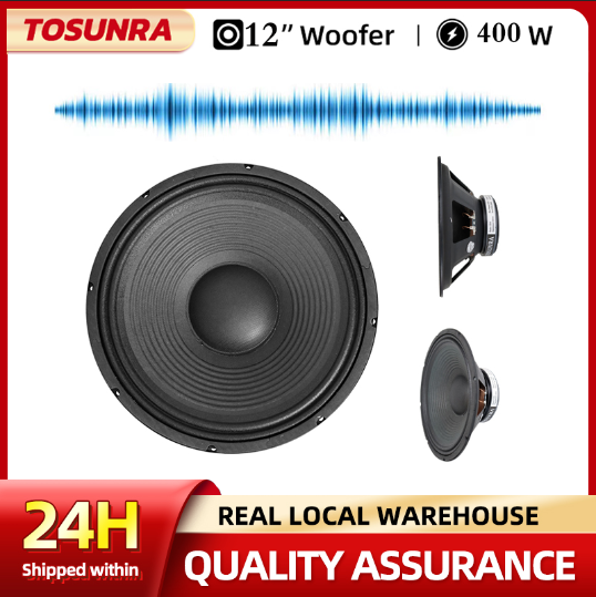 【TOSUNRA 】1205 12" Speaker Woofer 8ohms HIFI Subwoofer 400W | Lazada PH