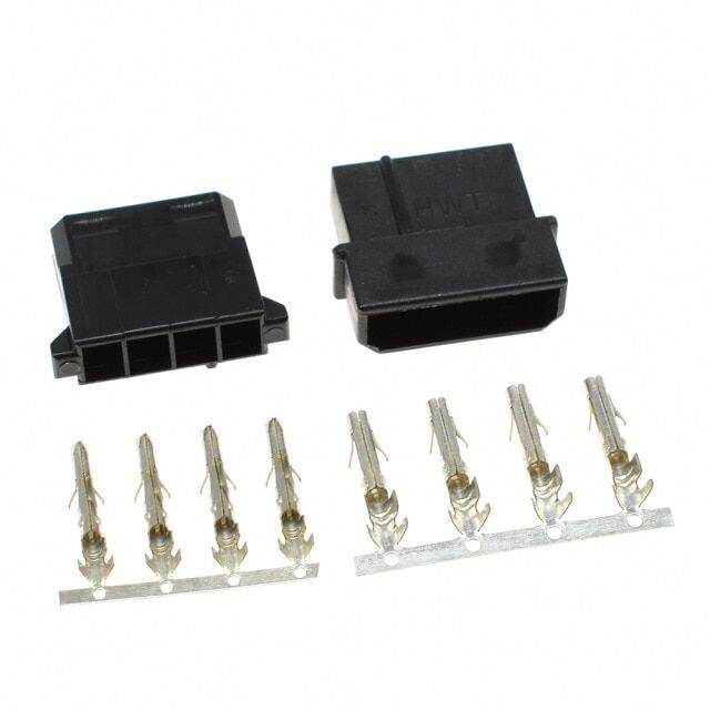 10sets 4pin Male Female Replacement Molex Power Connector Black And ...