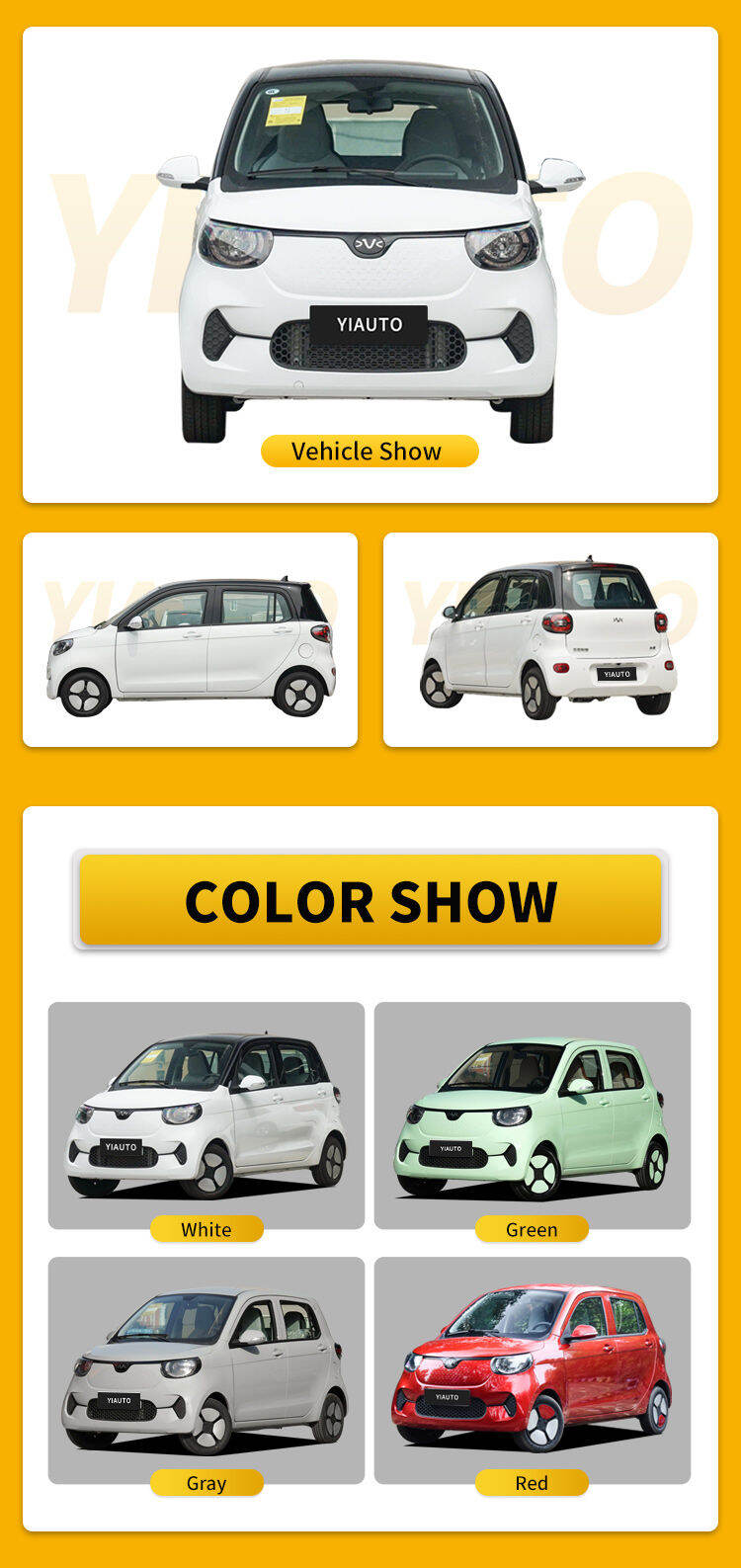 2022 Chinese Mini EV Car Energy Vehicles electric car adult new car XIAOHU FEV New energy ...