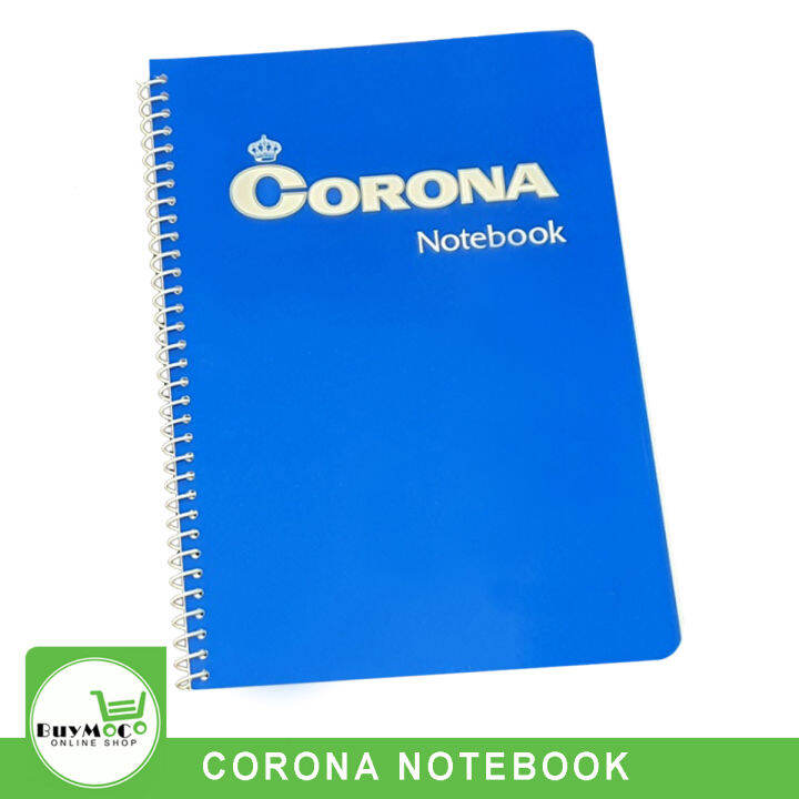 CORONA NOTEBOOK l Spiral Type 4" x 6" - 100 Leaves | Lazada PH
