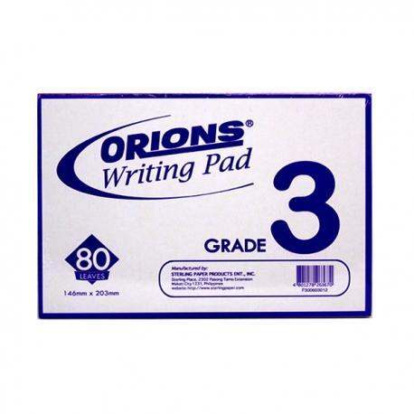 Orions Writing Pad Grade 3 Solo | Lazada PH