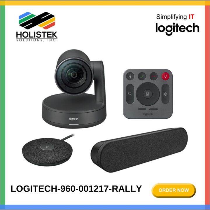 Logitech Rally Video Conference System with 1 Rally Camera, 1 Speaker ...