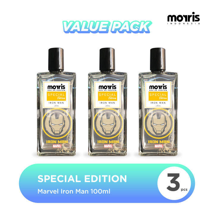 Morris Eau De Parfum Marvel Edition 100ml x 3 Pcs | Lazada Indonesia